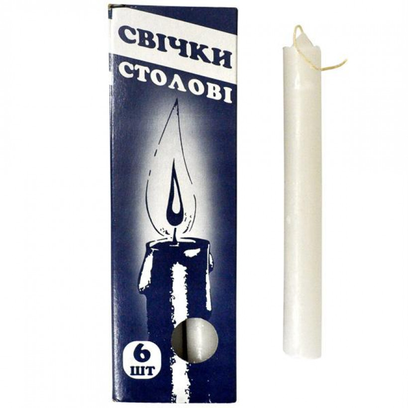 Свечки Cтоловые, парафиновые - купить по выгодным ценам в Украине ...